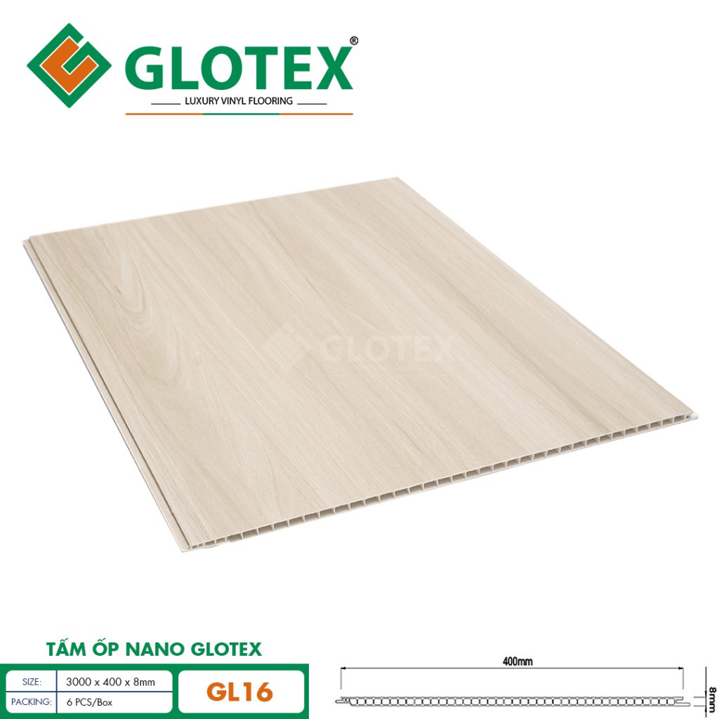 Tấm ốp nano Glotex - GL16 - Hobiwood