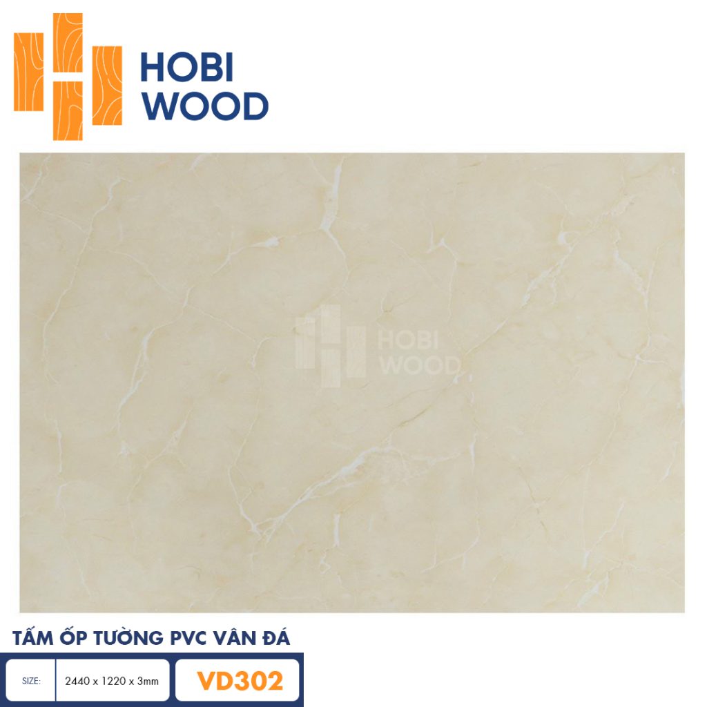 Tấm PVC Vân Đá HobiWood VD302 - Hobiwood